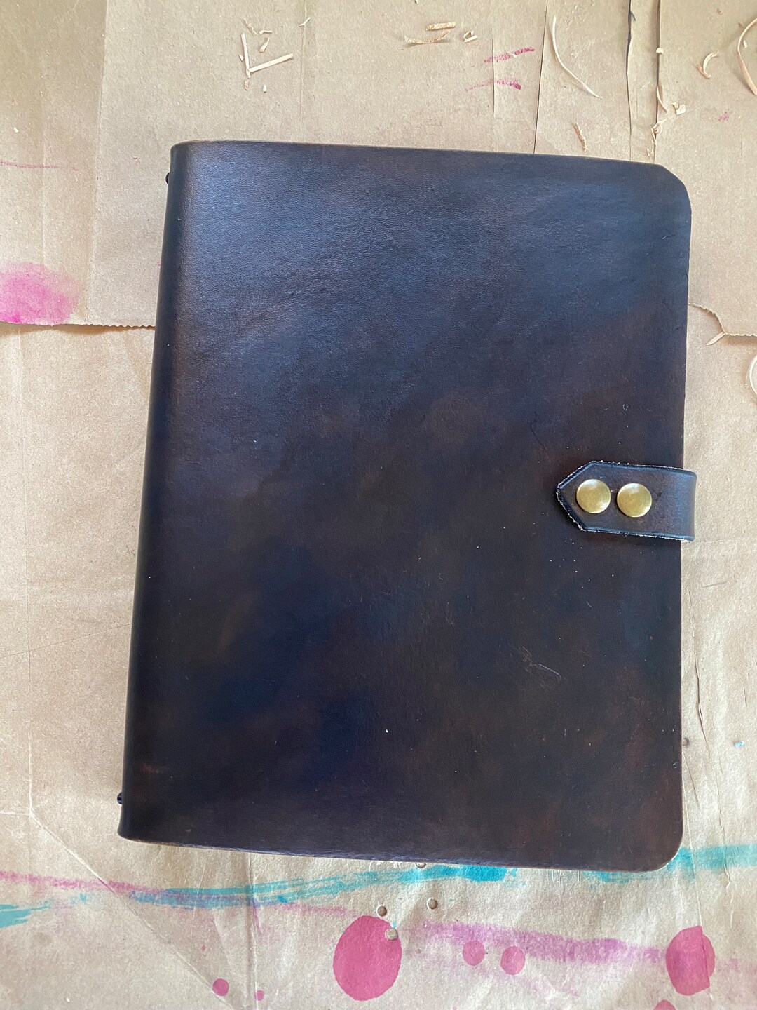 Leather Midori Style Notebook Cover, B5 Composition Size - Etsy