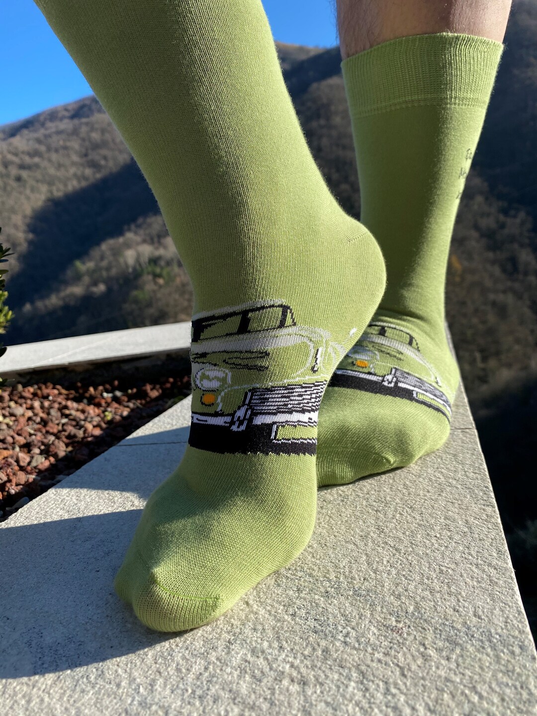 Men's 'moggie Minor' Dress Socks. Classic Car / Car Fans / Gift for Men ...