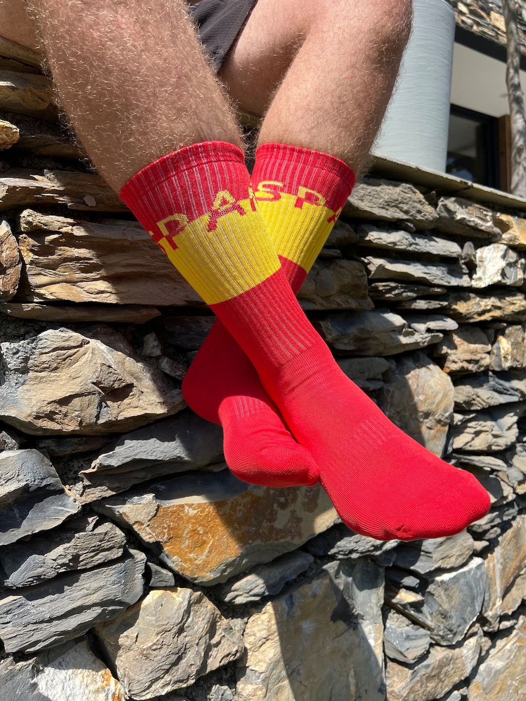 Men's 'españa' Sport Socks. Crew Socks, Spanish Flag. Gift for Men ...