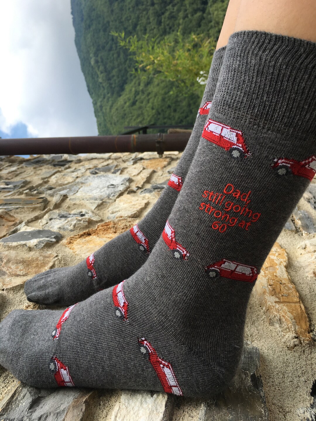 Men's 'cooper Trooper' Socks Personalised via Embroidery. Classic Car ...