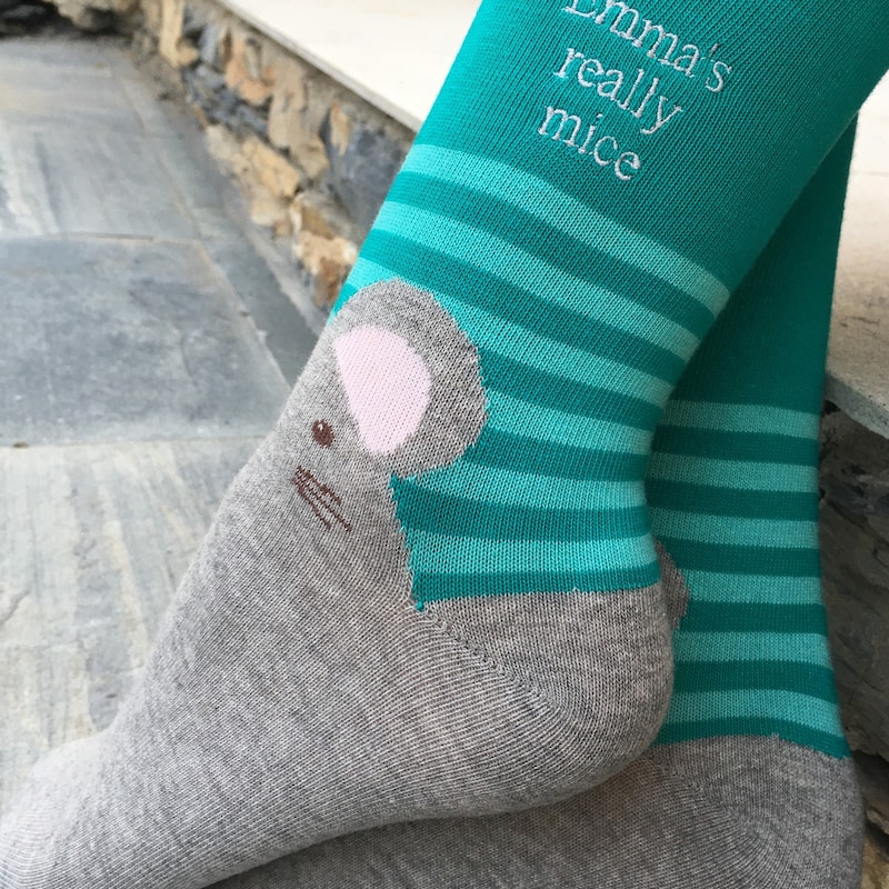 Mouse Socks - Etsy