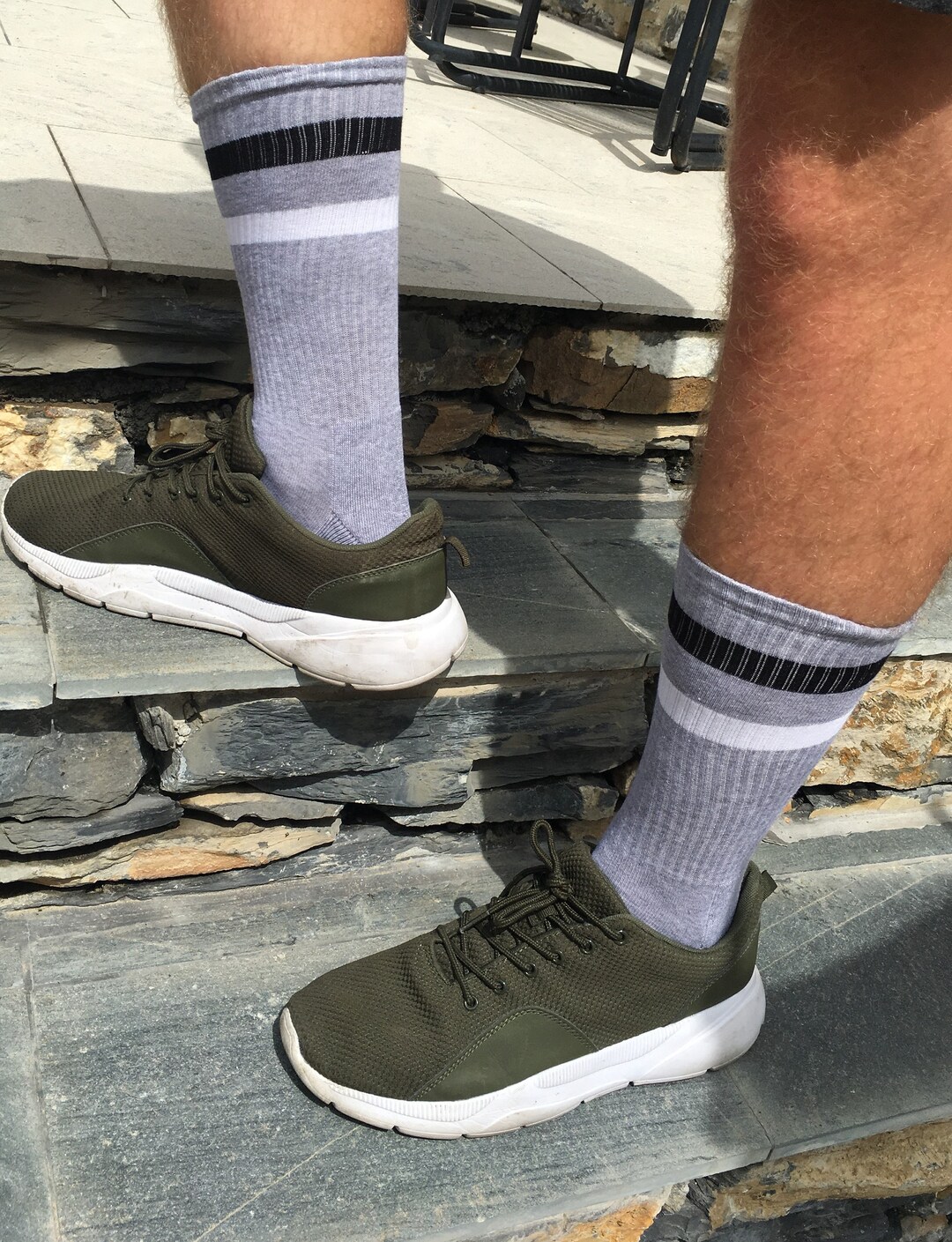 Chaussettes Sports Crew pour homme. Chaussettes de sport / Riche en ...