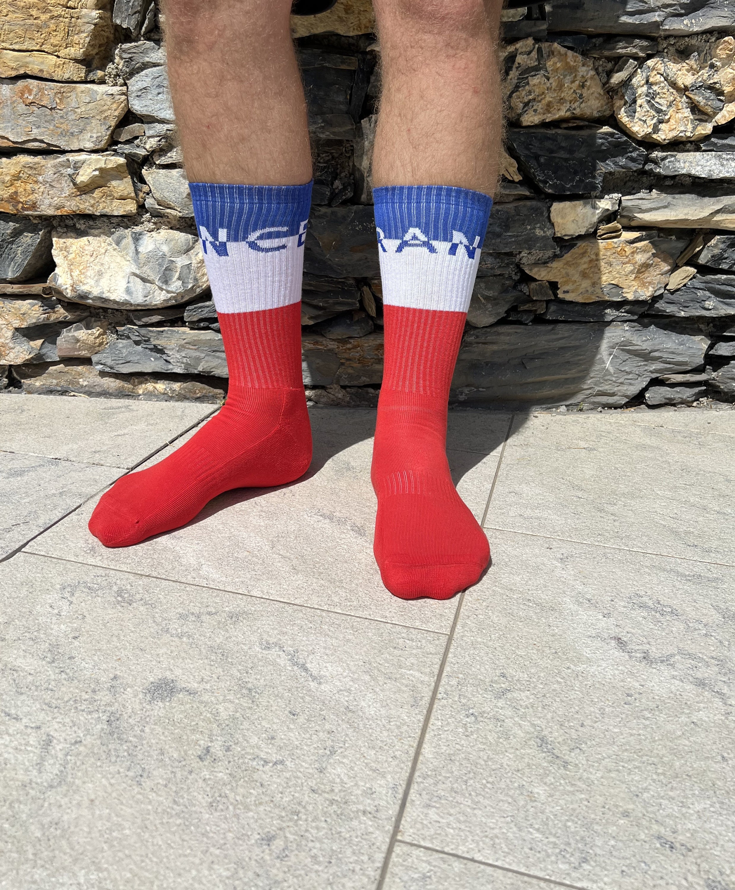 Men's 'france' Sport Socks. Crew Sports. French Flag. French Socks ...