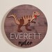 T-rex Nursery Name Sign Boy Dinosaur Decor Dinosaur Room - Etsy