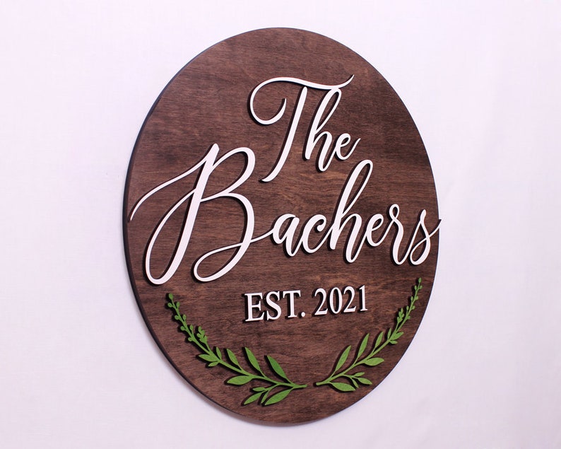 Wedding Sign Family Name Personalized Wood Sign - Etsy