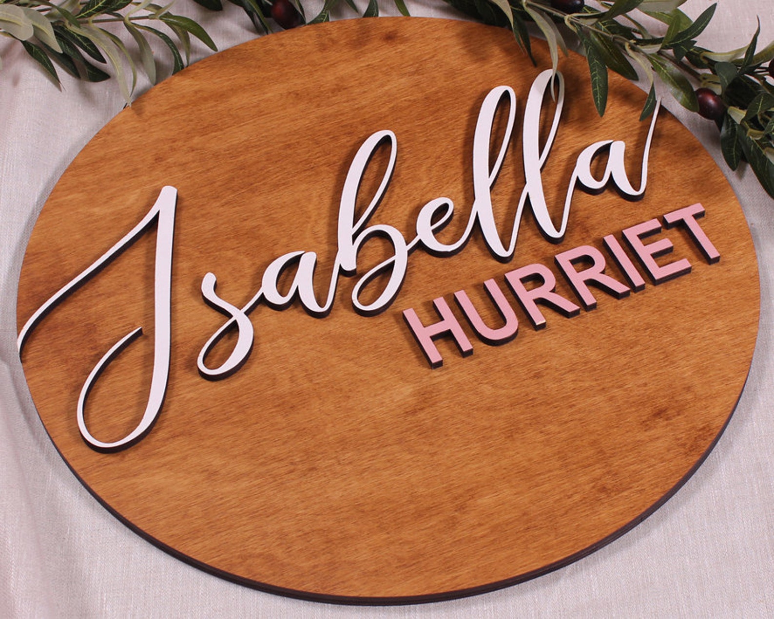 Baby Name Sign Nursery Name Sign Baby Shower Gift Wood - Etsy