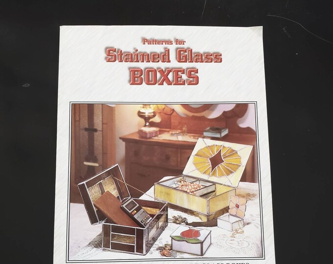 Stained Glass Pattern Book Stained Glass Boxes by Randy Wardell - Etsy