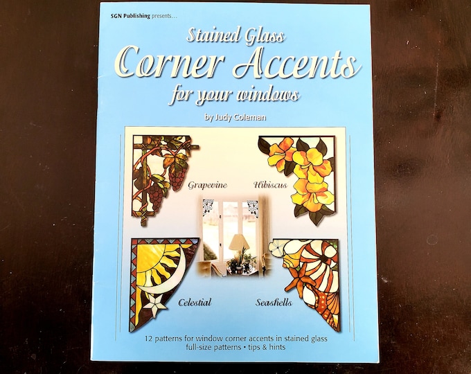 Stained Glass Pattern Book Stained Glass Corner Accents for You Windows ...