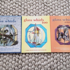 Glass Whirls 3 Dimensional Pattern Books by Deborah Aubin - Stained ...