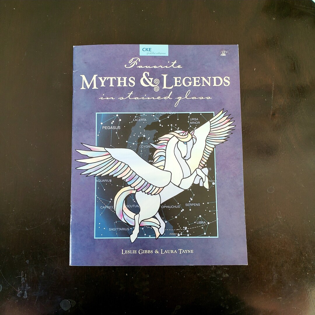 Stained Glass Pattern Book Myths & Legends by Leslie Gibbs and Laura ...