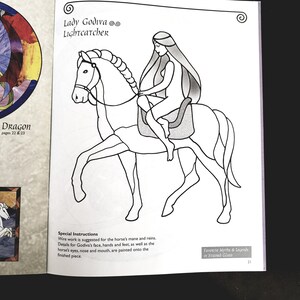 Stained Glass Pattern Book Myths & Legends by Leslie Gibbs and Laura ...