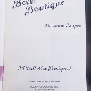 Stained Glass Pattern Book - Bevel Boutique by Suzanne Cooper - Etsy