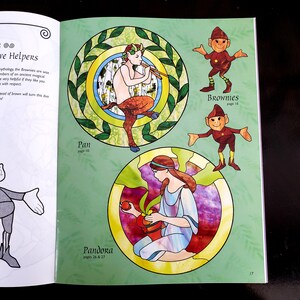 Stained Glass Pattern Book Myths & Legends by Leslie Gibbs and Laura ...