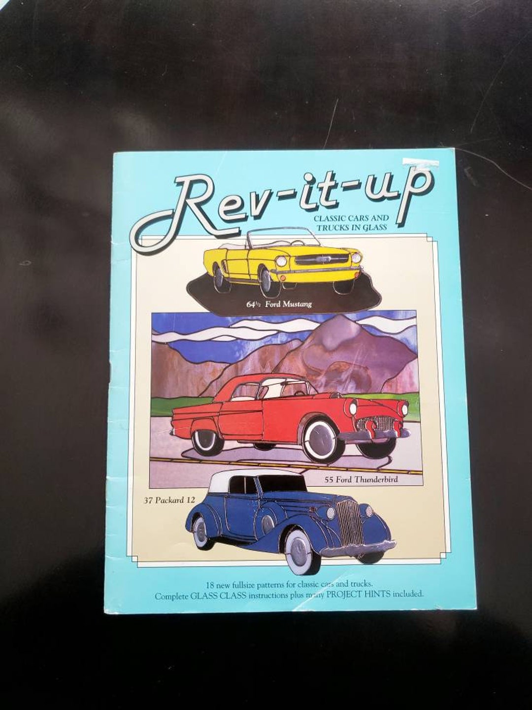 Stained Glass Pattern Book - Rev-it-up Classic Cars and Trucks in Glass by Matthew Mcmillan - Etsy