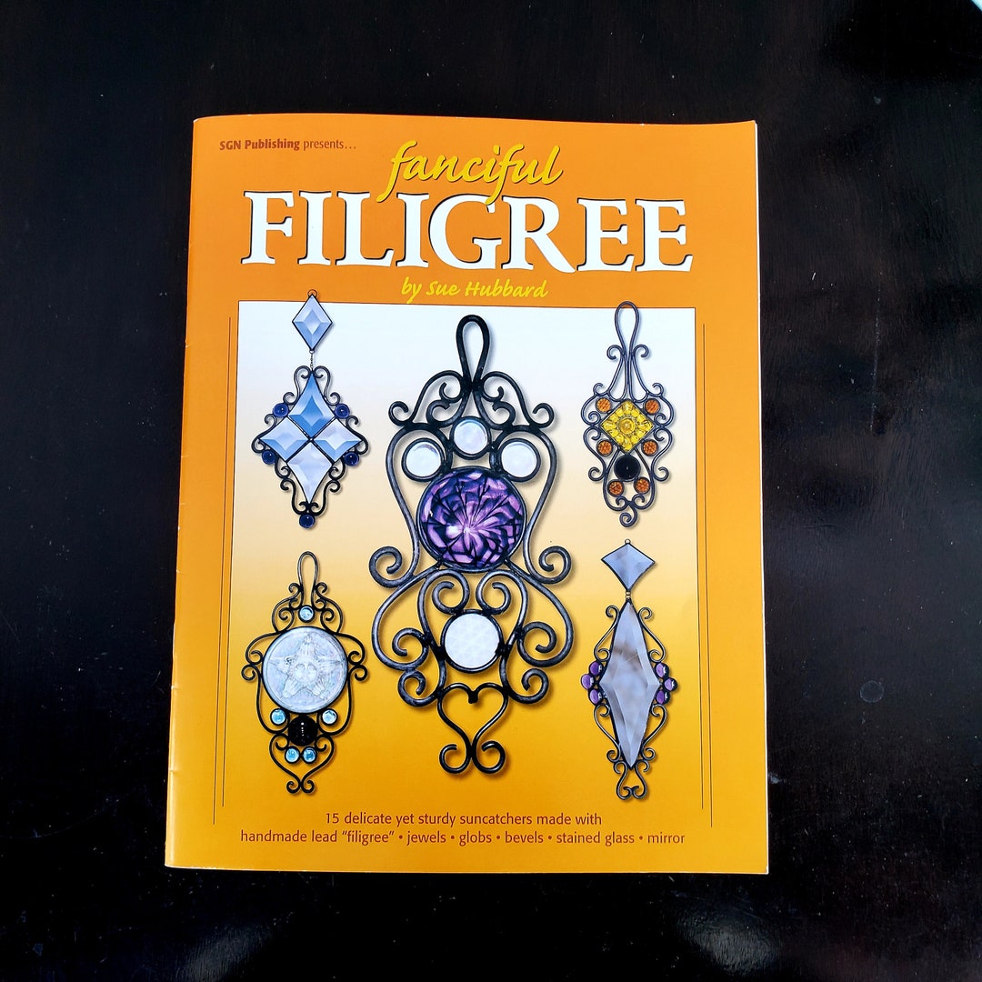 Stained Glass Pattern Book Fanciful Filigree by Sue Hubbard - Etsy