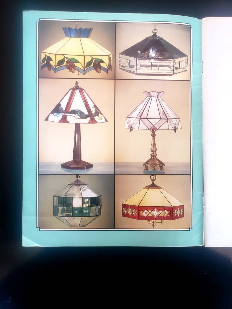 Stained Glass Pattern Book Elegant Lamps Two by Brian - Etsy