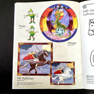 Stained Glass Pattern Book Myths & Legends by Leslie Gibbs and Laura ...