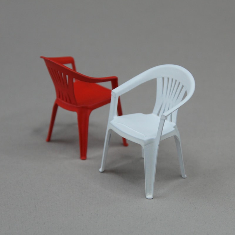 Red Chair 1/6 Scale - Etsy