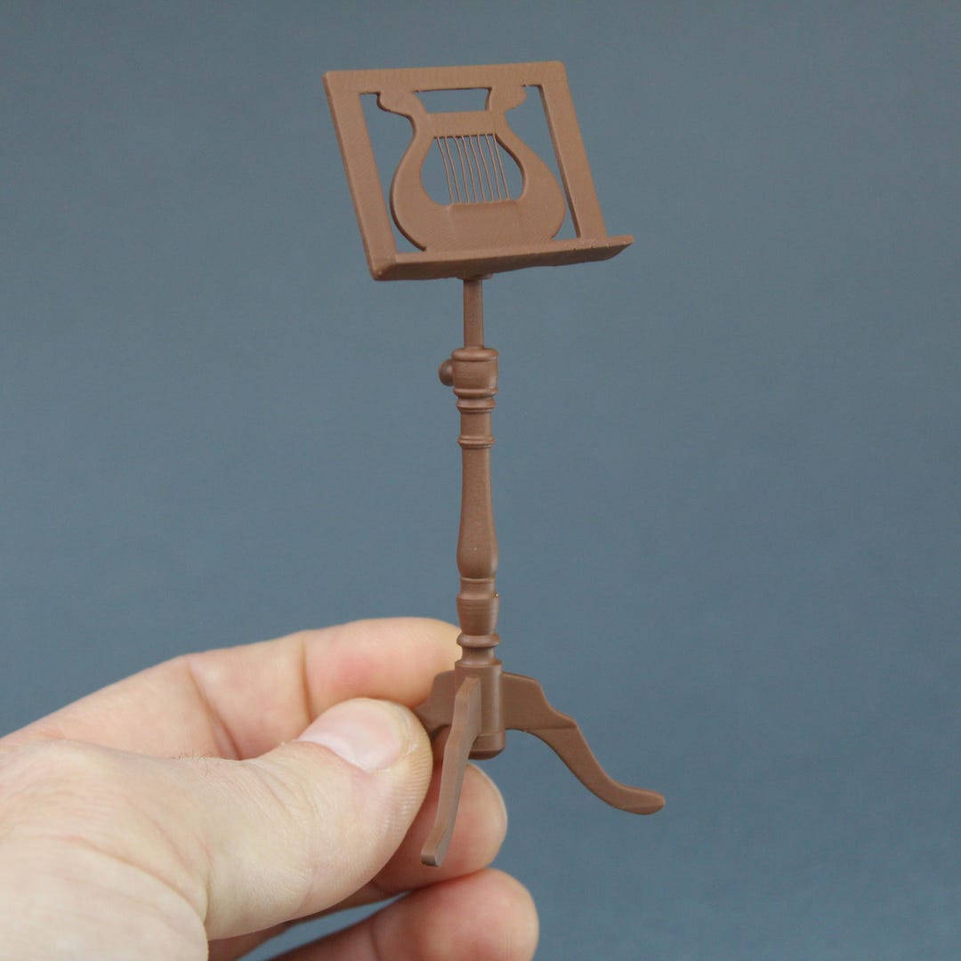 Miniature Music Stand: 1/12, 1/6 Scale Dollhouse and Doll Furniture - Etsy