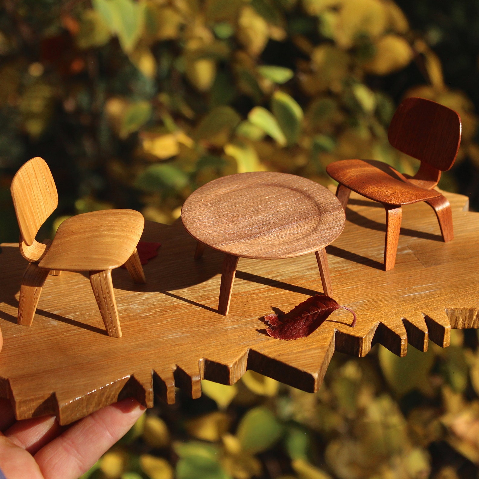 1:12 Scale Miniature Mid Century Modern Design Handcrafted - Etsy