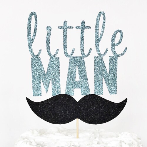 Little Gentleman Cake Topper Man Party Boy Birthday Cake - Etsy