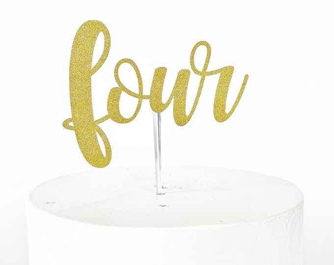 Twenty Four Cake Topper 24 Cake Topper 24th Birthday Cake - Etsy