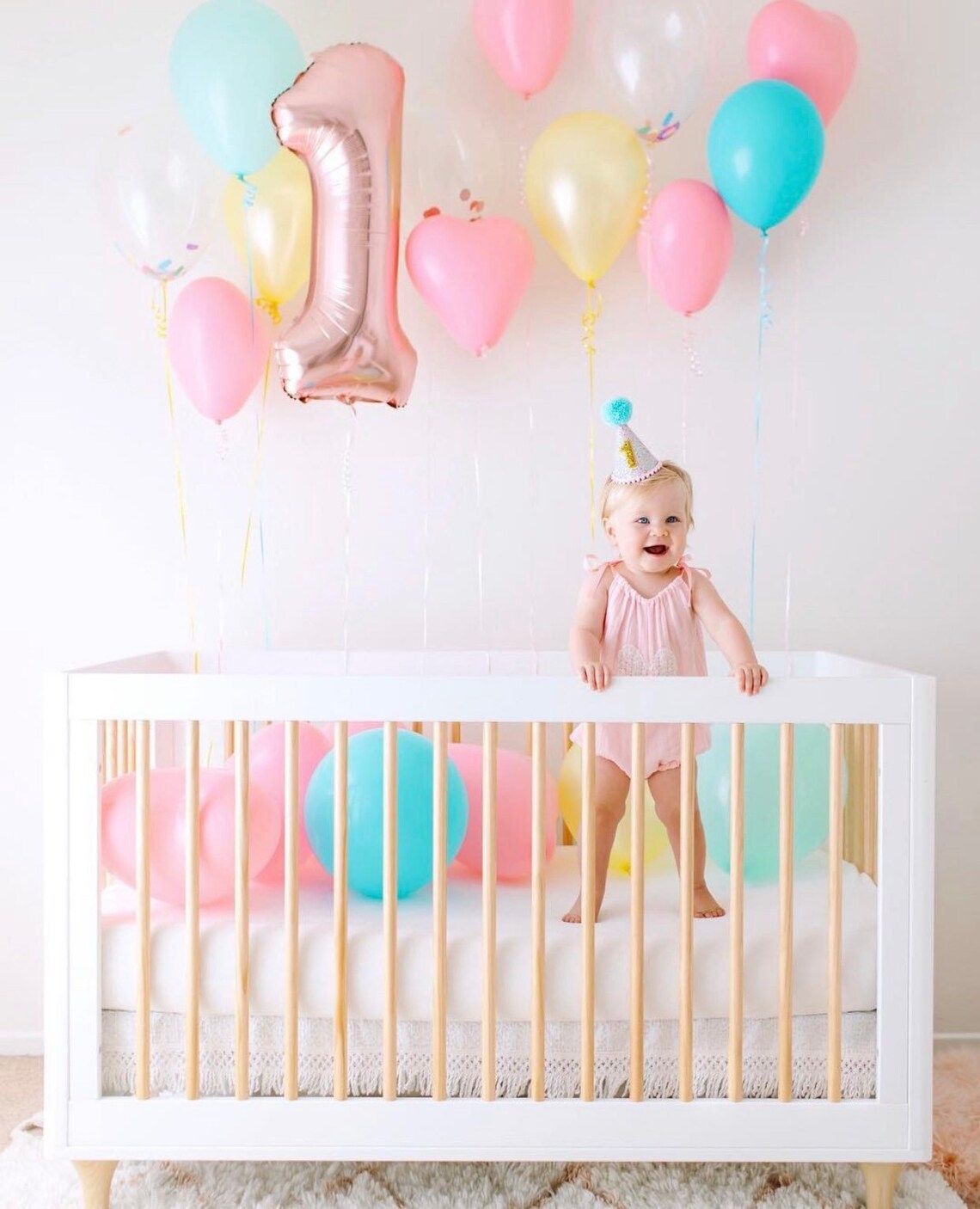 Number 1 Balloon 1st Birthday Balloon One Year Old - Etsy