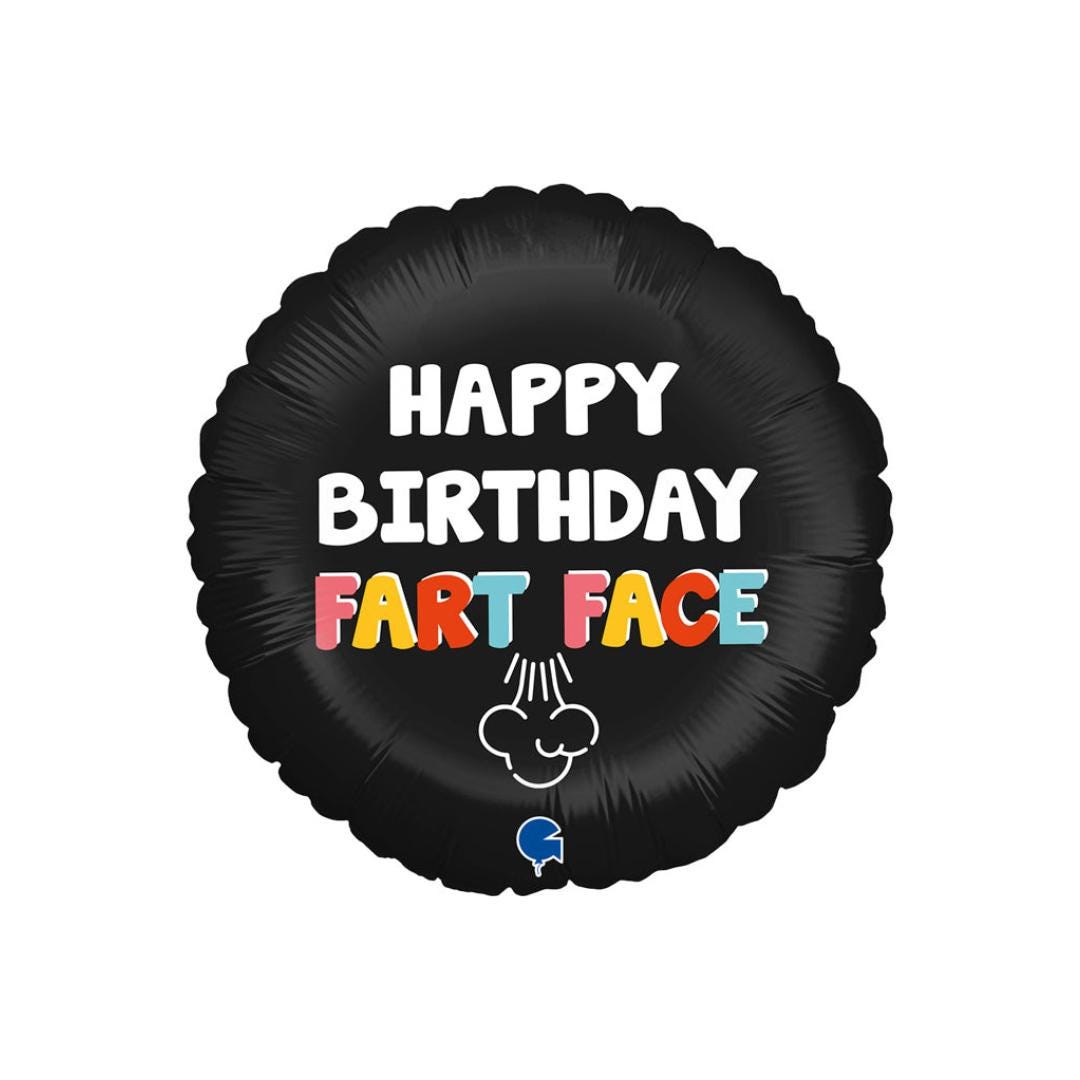 Happy Birthday Fart Face Balloon | Funny Birthday Balloon - Etsy