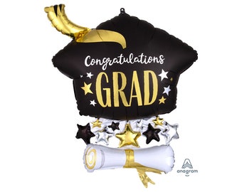 Go Change the World Globe Graduation Balloon Grad Party Decorations ...