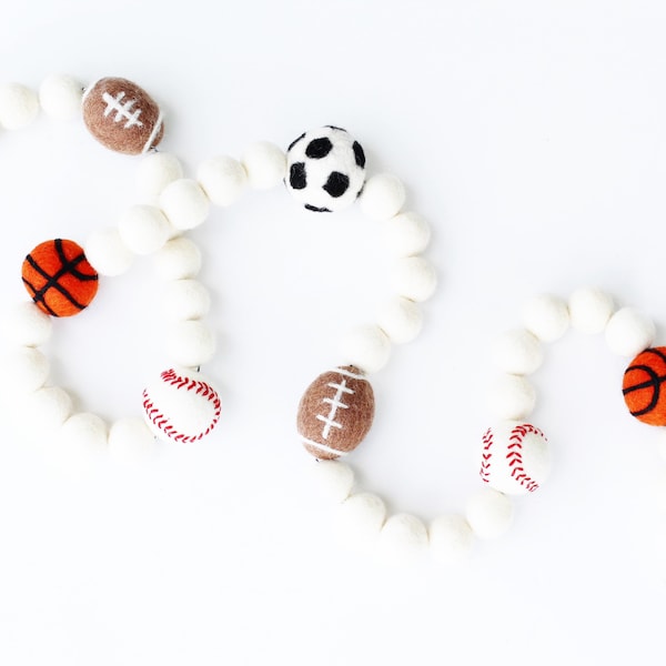 Vintage Sports Garland - Etsy UK