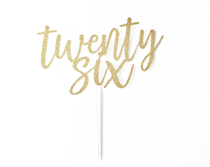Twenty Three Cake Topper / 23 Cake Topper / 23rd Birthday / - Etsy