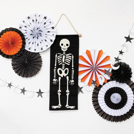 Skeleton Canvas Banner Skeleton Decorations Skeleton Sign - Etsy