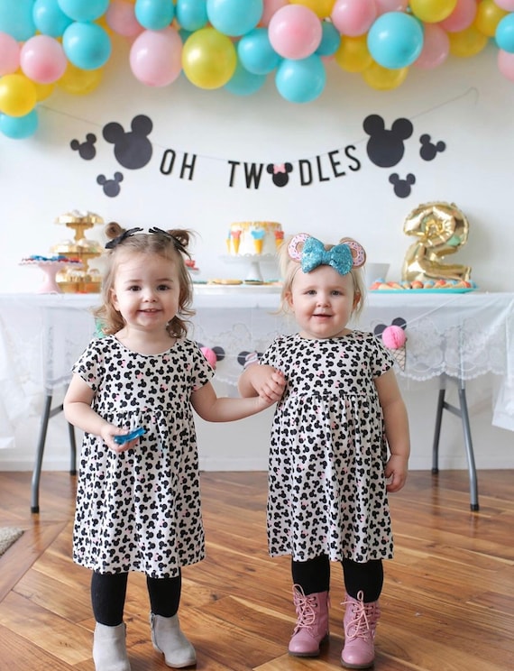 Oh Twodles Minnie Mouse Banner Minnie Mouse 2nd Birthday | Etsy