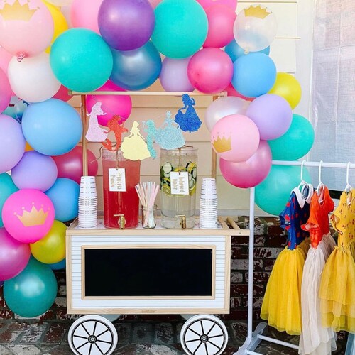 Disney Princess Happy Birthday Banner 1x3 Feet Disney | Etsy