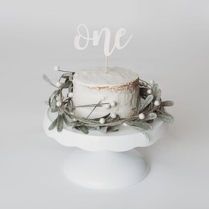 One Cake Topper - Etsy