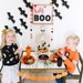Halloween Felt Ball Garland Pink Halloween Garland Hey Boo Ghouls Rule ...