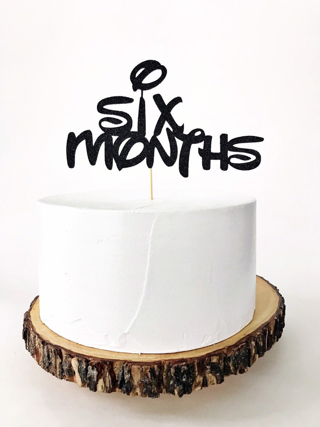 Half Birthday Cake Topper / Mickey Mouse Cake Topper / Six Months ...
