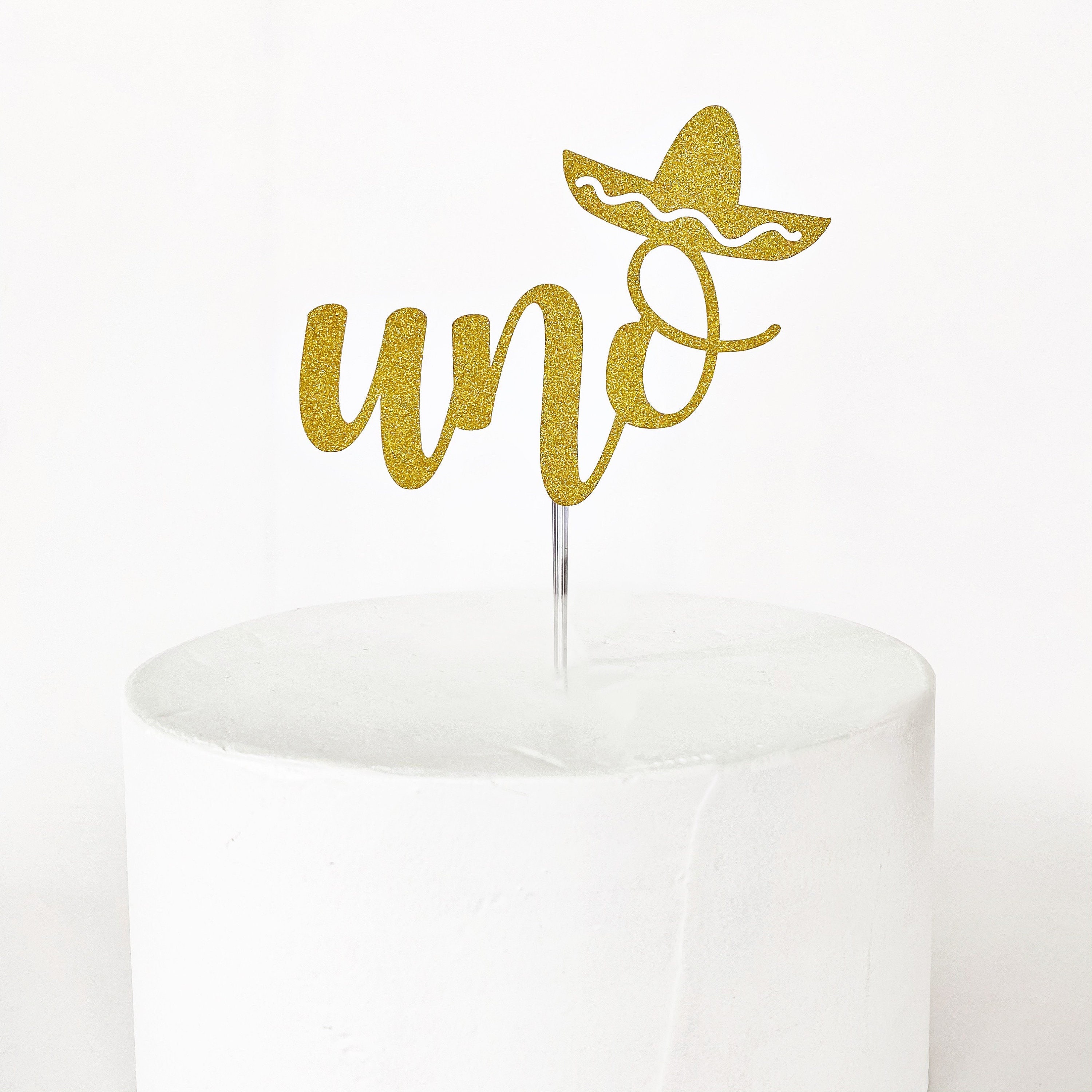 Uno Cake Topper With Sombrero - Etsy