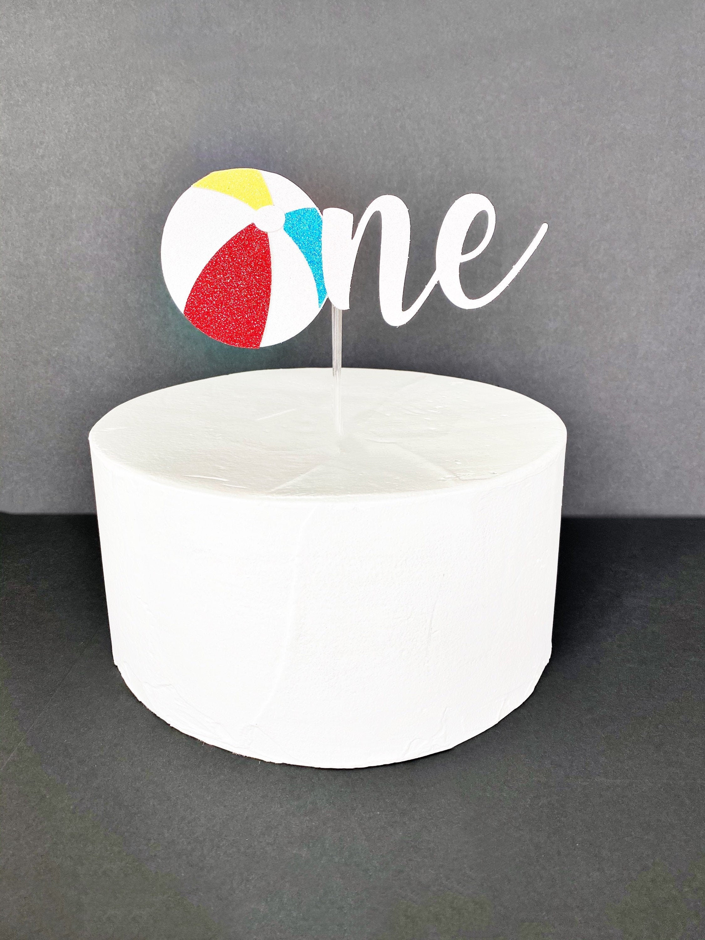 Beach Ball Smash Cake