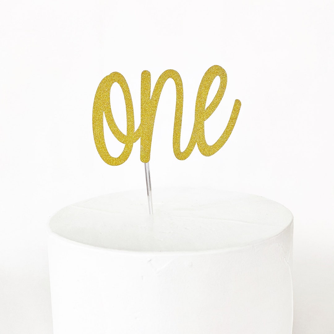 One Cake Topper | First Birthday Cake Topper | 1st Birthday Cake Smash ...