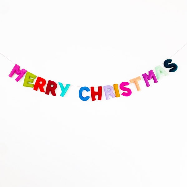Merry Bright Banner - Etsy