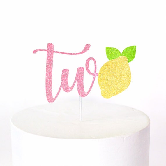 Lemon Two Cake Topper | Etsy