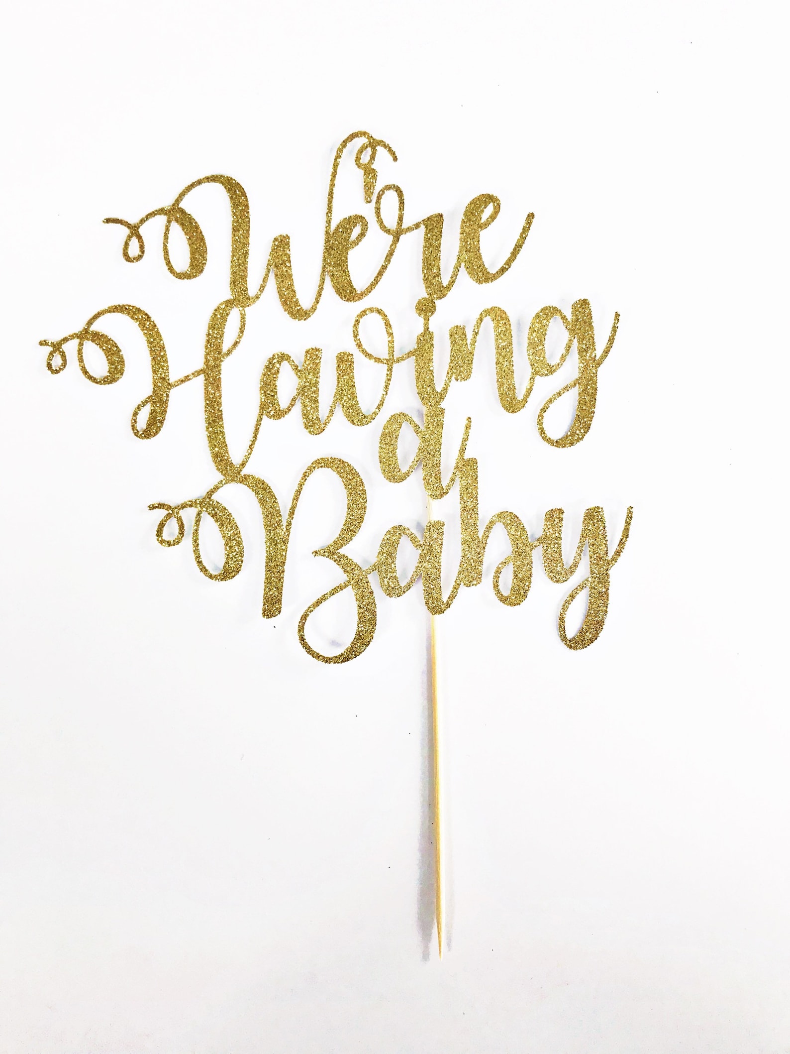 We're Having a Baby Cake Topper Pregnancy Announcement Baby ...