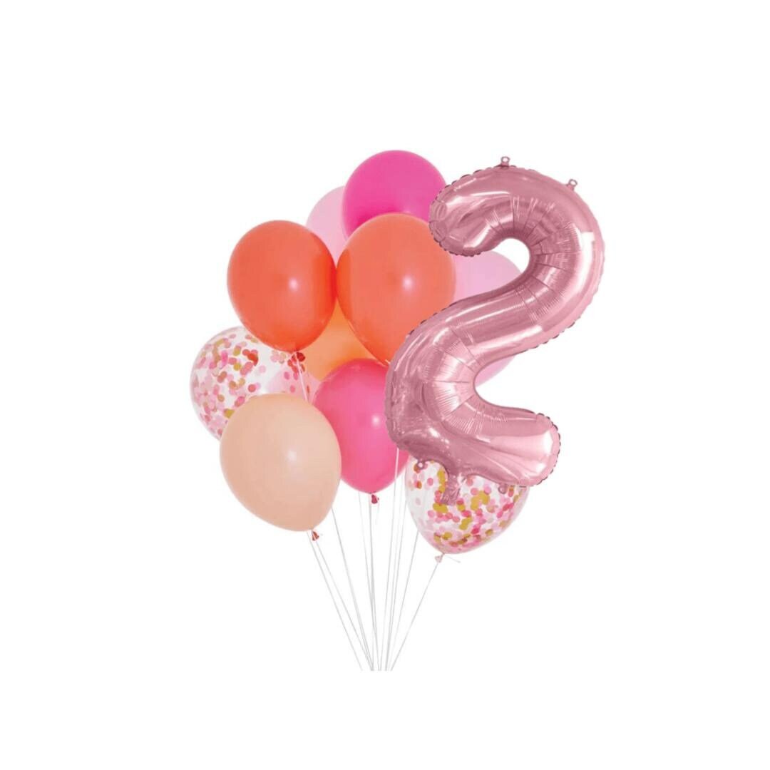 Number 2 Balloon | 2nd Birthday Balloon | Two Years Old | Number Two ...