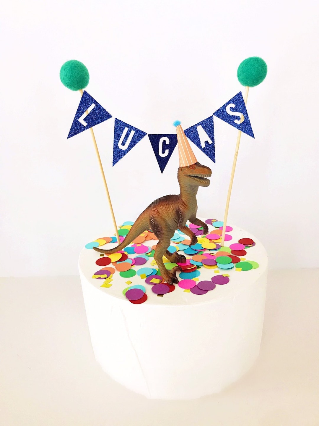 Custom Name Cake Topper Banner | Personalized Cake Topper | Party ...