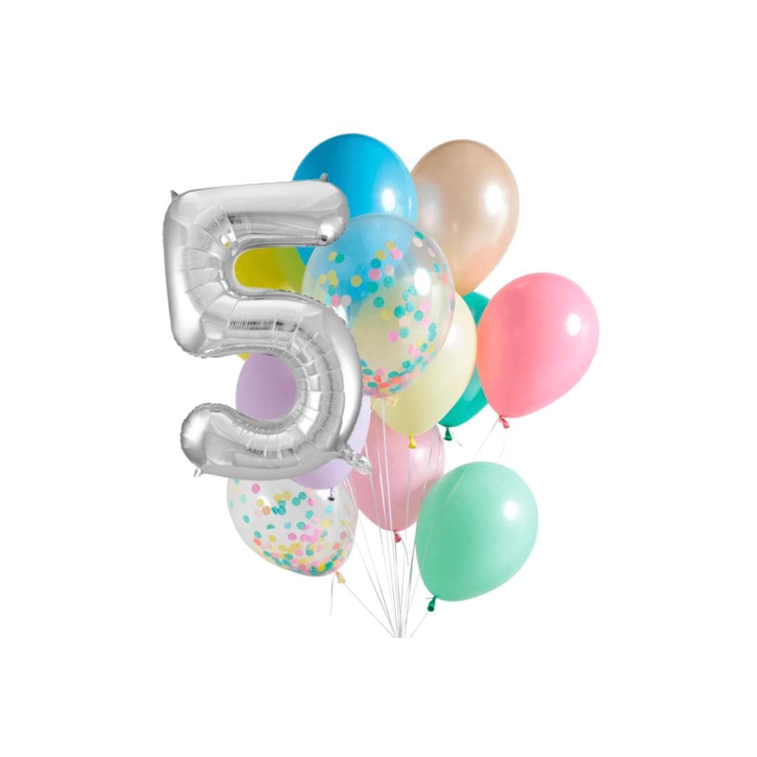 Jumbo Number 5 Balloon | 5th Birthday Balloon | Birthday Number Balloon ...