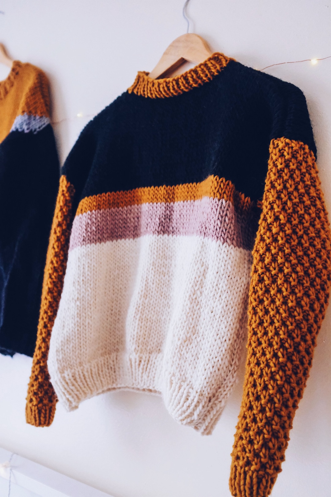 Multicolored Sweater, Instant Download, PDF - Etsy