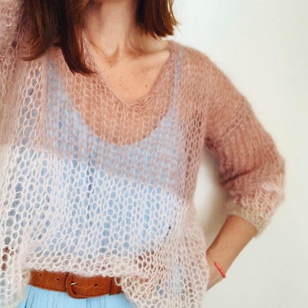 Mohair Sweater Pattern - Etsy