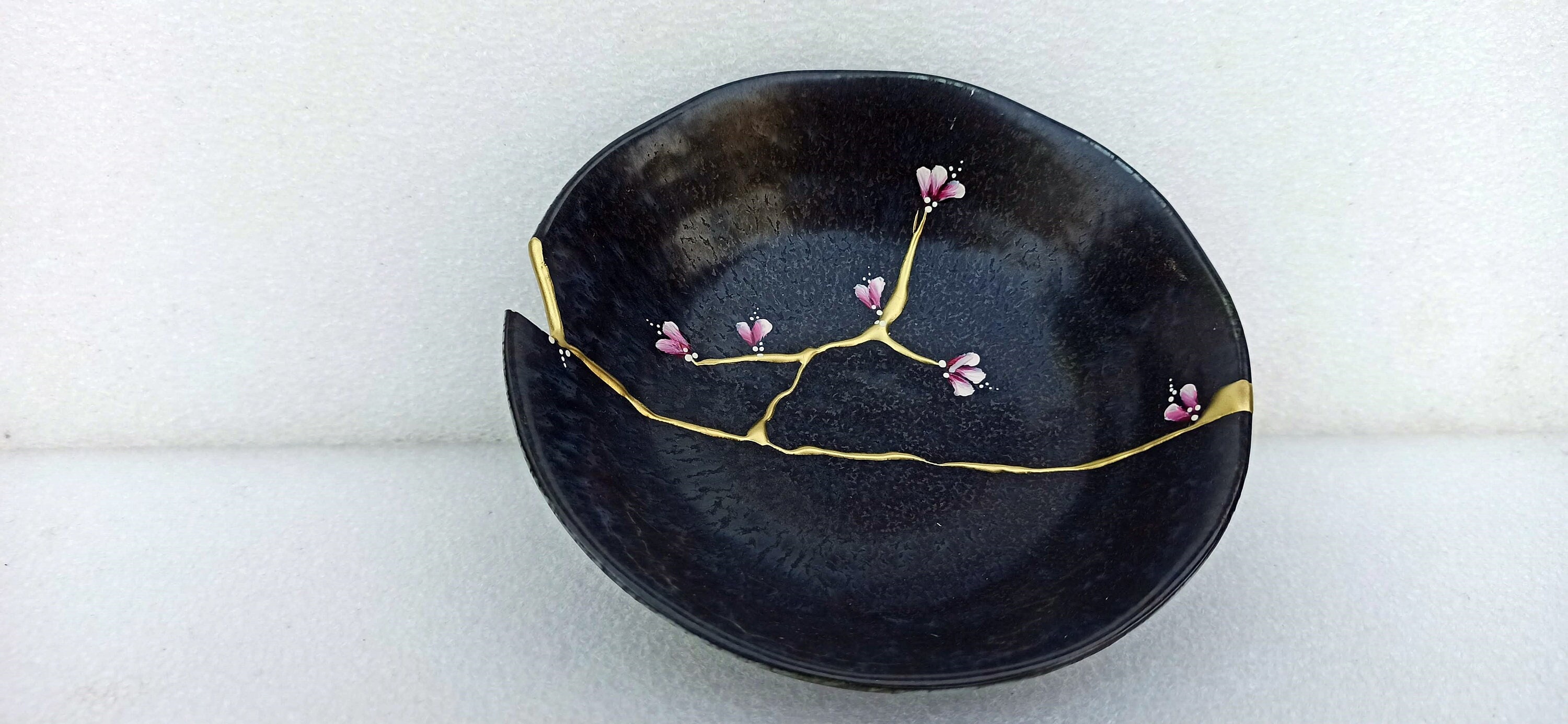 Kintsugi Bowl Kintsugi Ceramic Enamel. | Etsy
