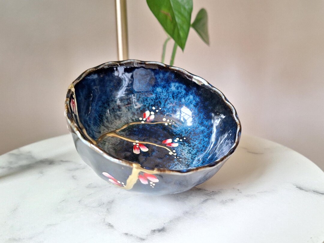Bol Kintsugi Céramique Japonaise Fuyu. Réf.180N - Etsy France
